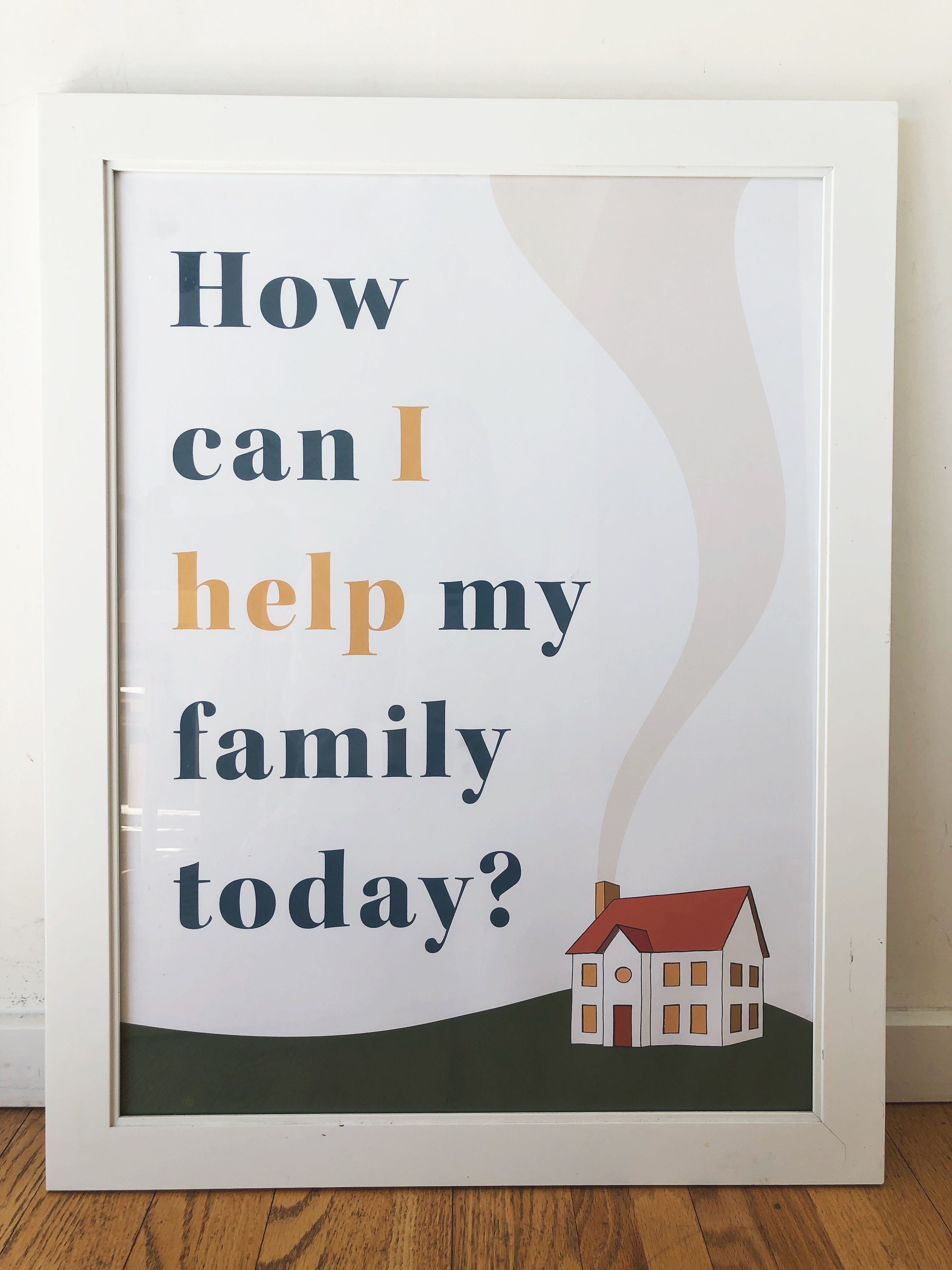 "How Can I Help My Family" Poster – Theology of Home